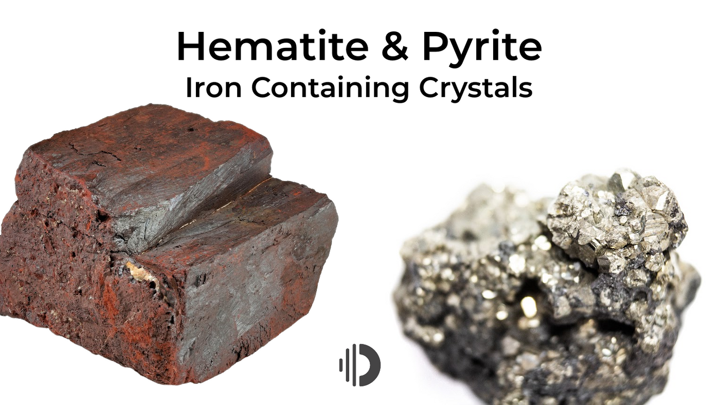 Uses, Benefits & Meaning of Hematite & Pyrite Crystal Healing – Omnia ...