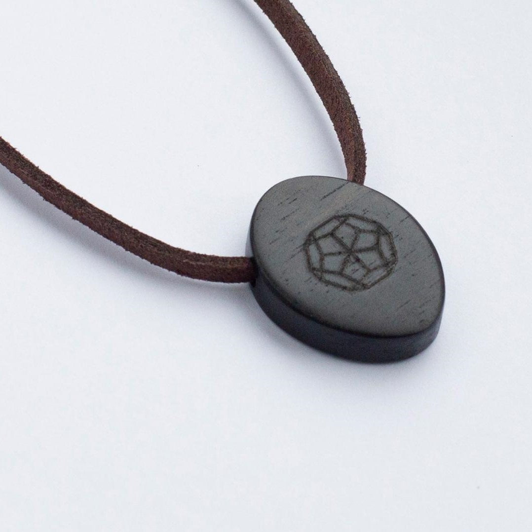 Deca Ebony Pendant | Stylish & Unique Energy Balancing Jewelry – Omnia ...